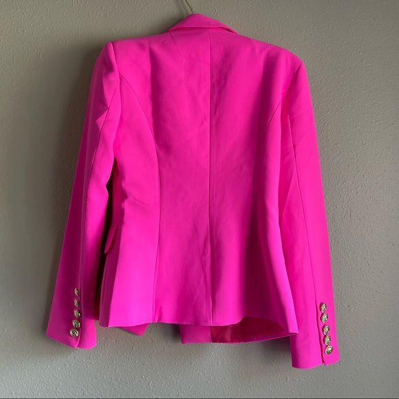 Jackets & Coats | Nwot Jam Luxury Wear Brand Double Breasted Hot Pink ...